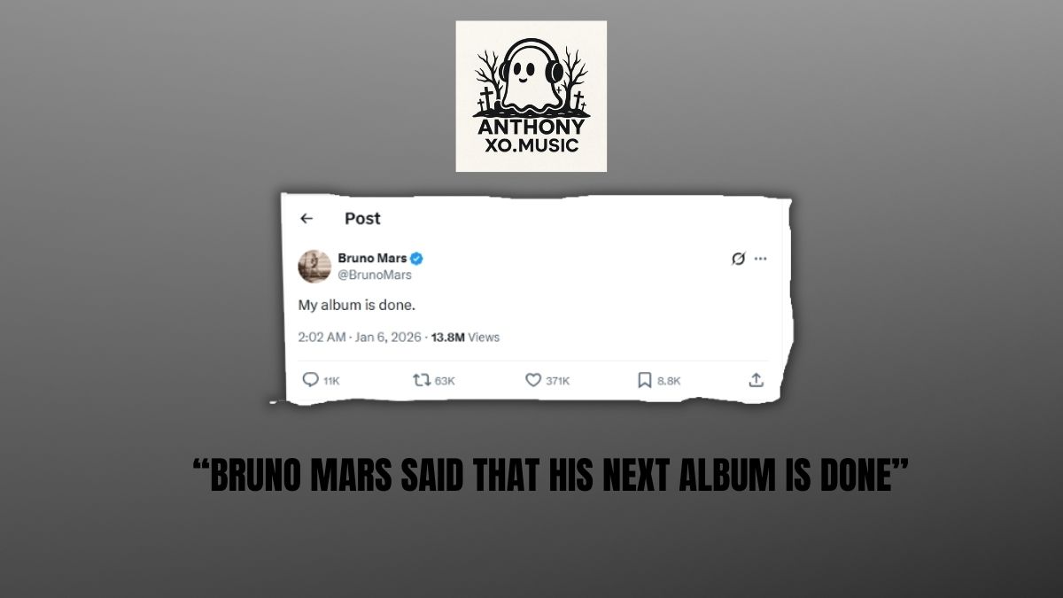 Bruno Mars Confirms New Album Is Complete