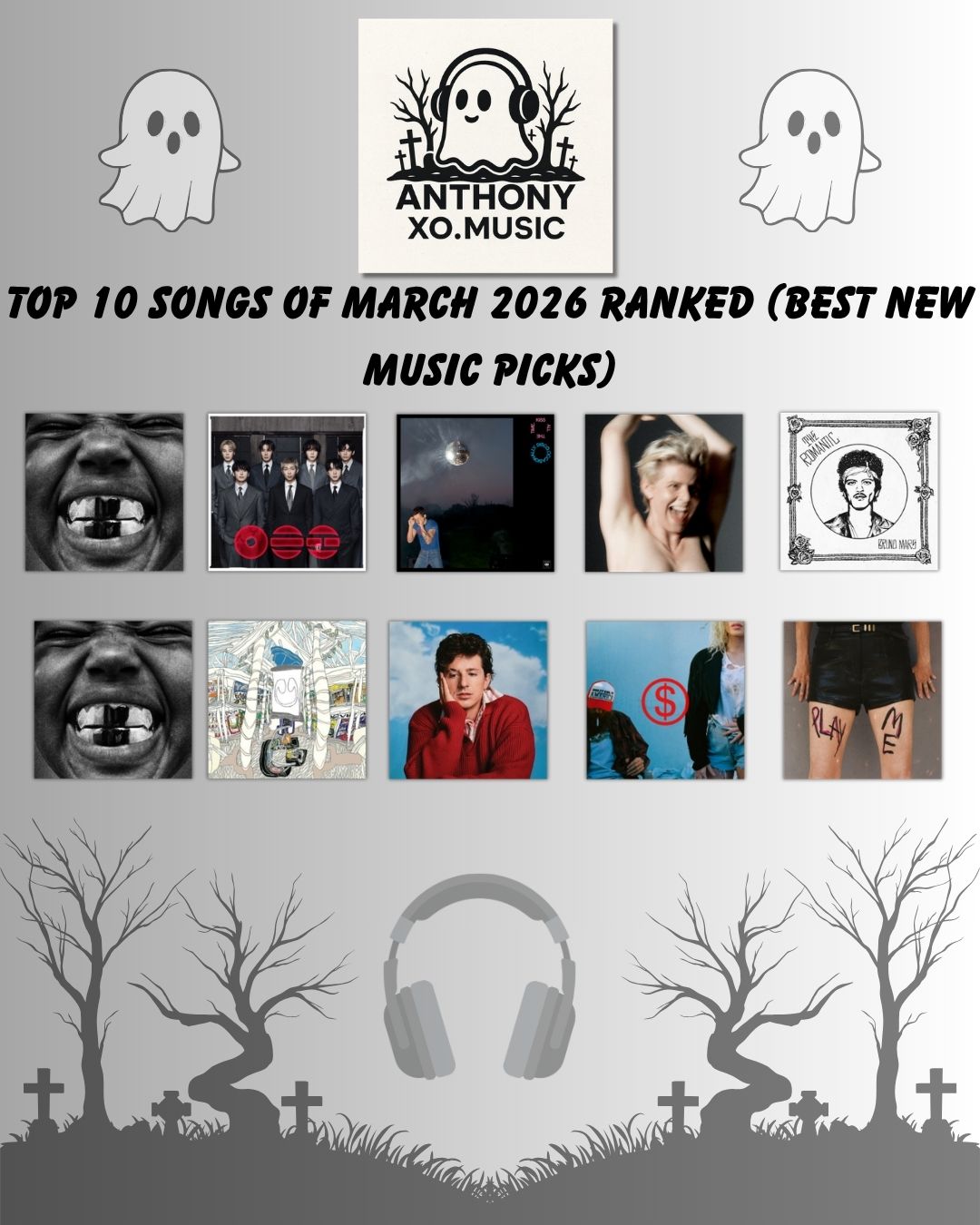 Top 10 Songs of March 2026 Ranked (Best New Music Picks)